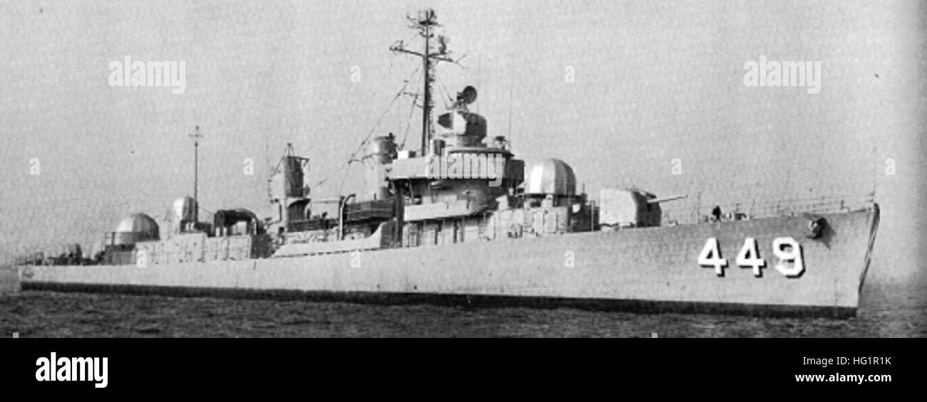 USS Nicholas (DD-449);0544907 Stock Photo - Alamy
