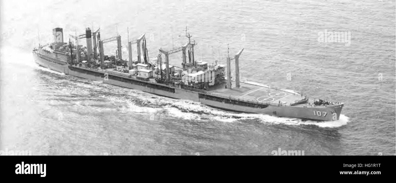 USS Passumpsic (AO-107) after jumboization Stock Photo - Alamy