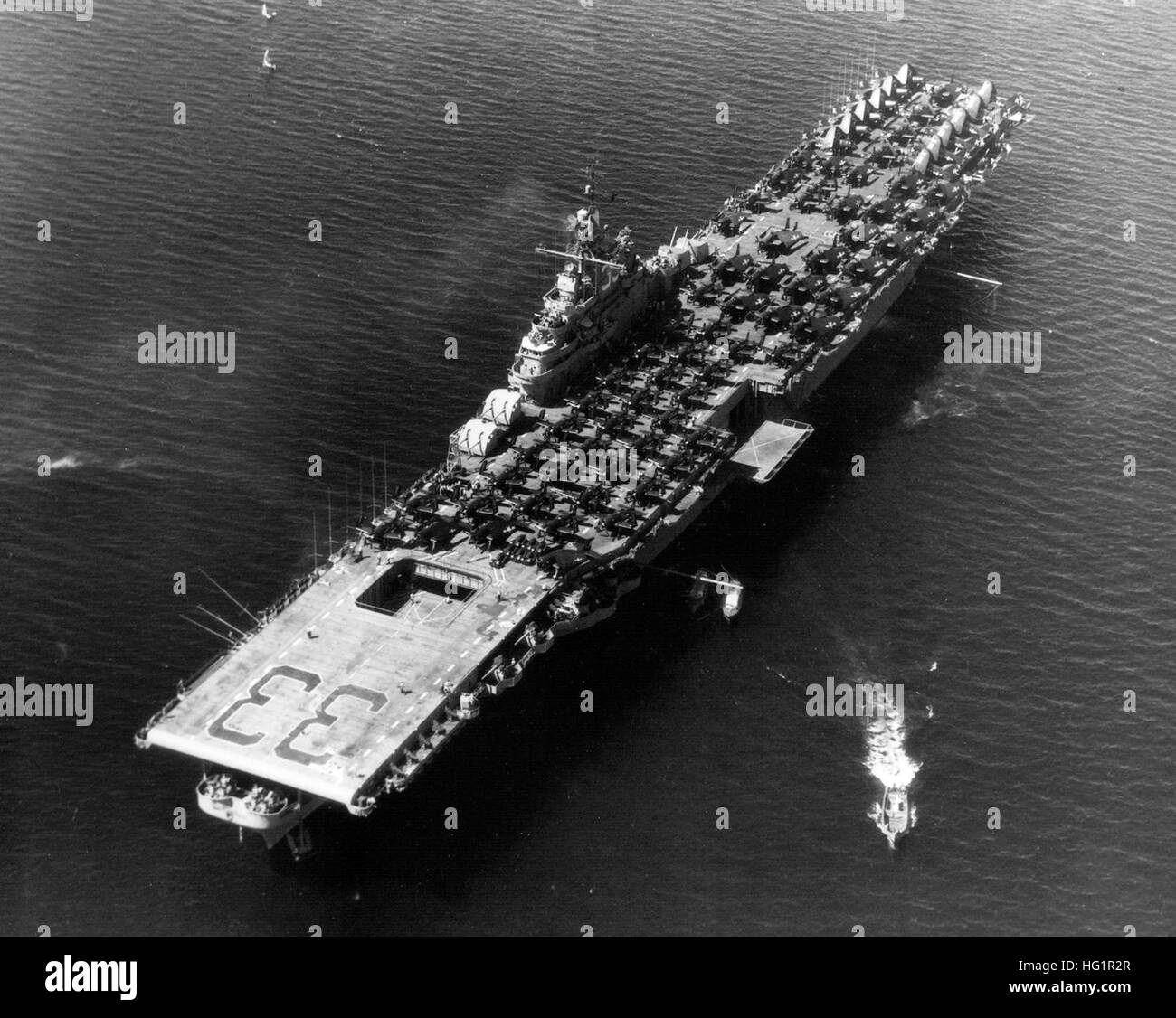 USS Kearsarge (CV-33) at Argostoli (Greece) 1948 Stock Photo - Alamy
