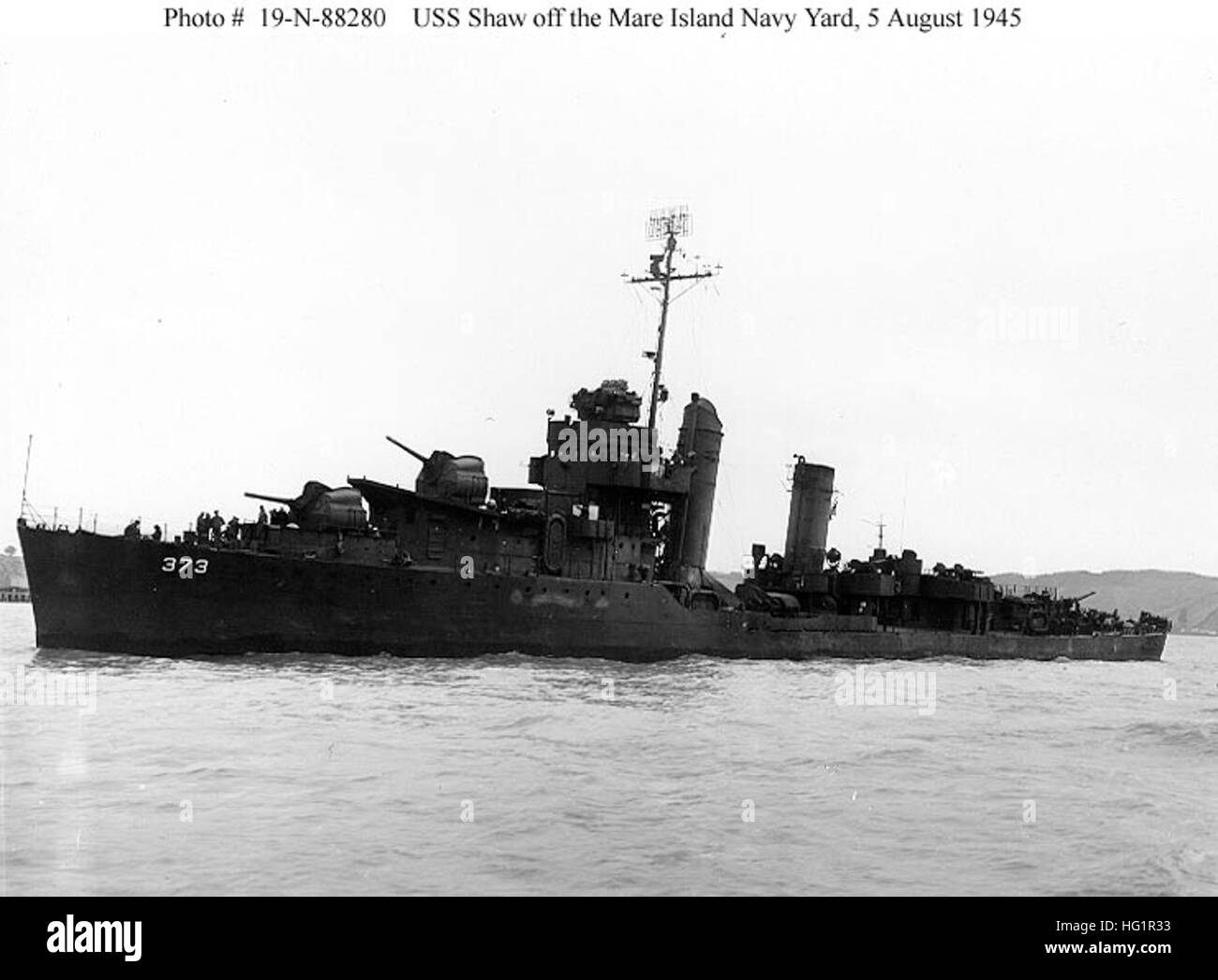 Uss shaw hi-res stock photography and images - Alamy