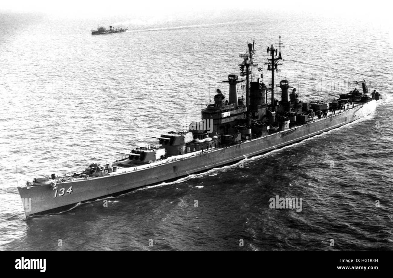 USS Des Moines (CA-134) 3 Stock Photo - Alamy