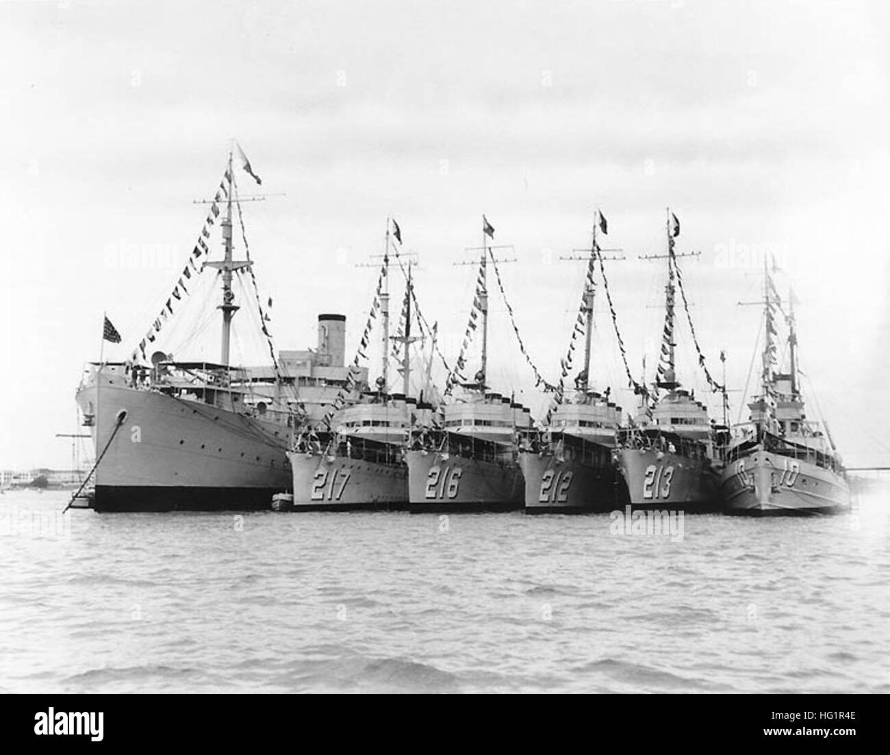 USS Black Hawk and friends Stock Photo - Alamy