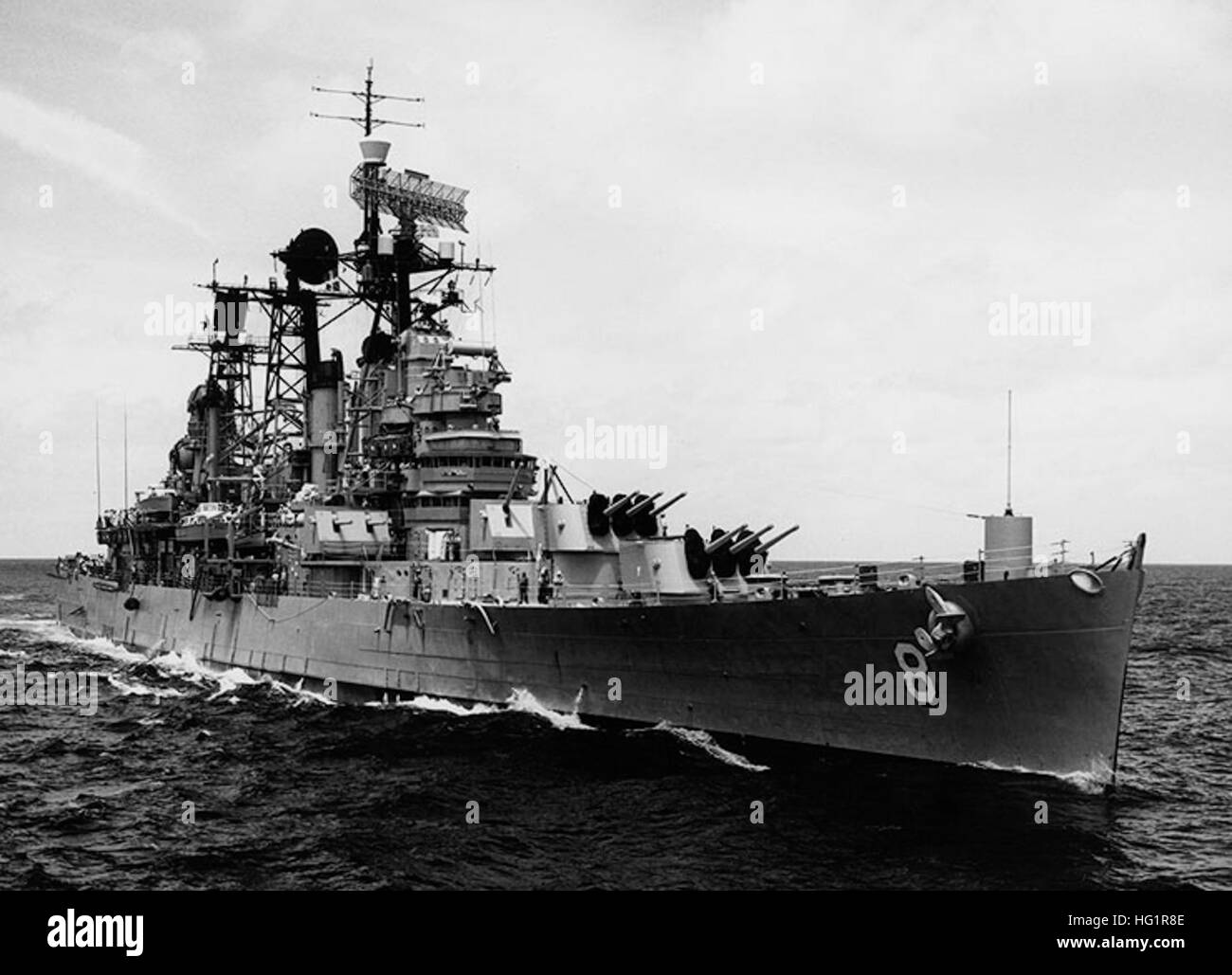 USS Topeka (CLG-8) in South China Sea 1964 Stock Photo - Alamy