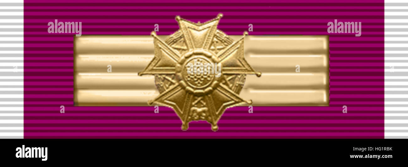 US Legion of Merit Chief Commander ribbon Stock Photo - Alamy