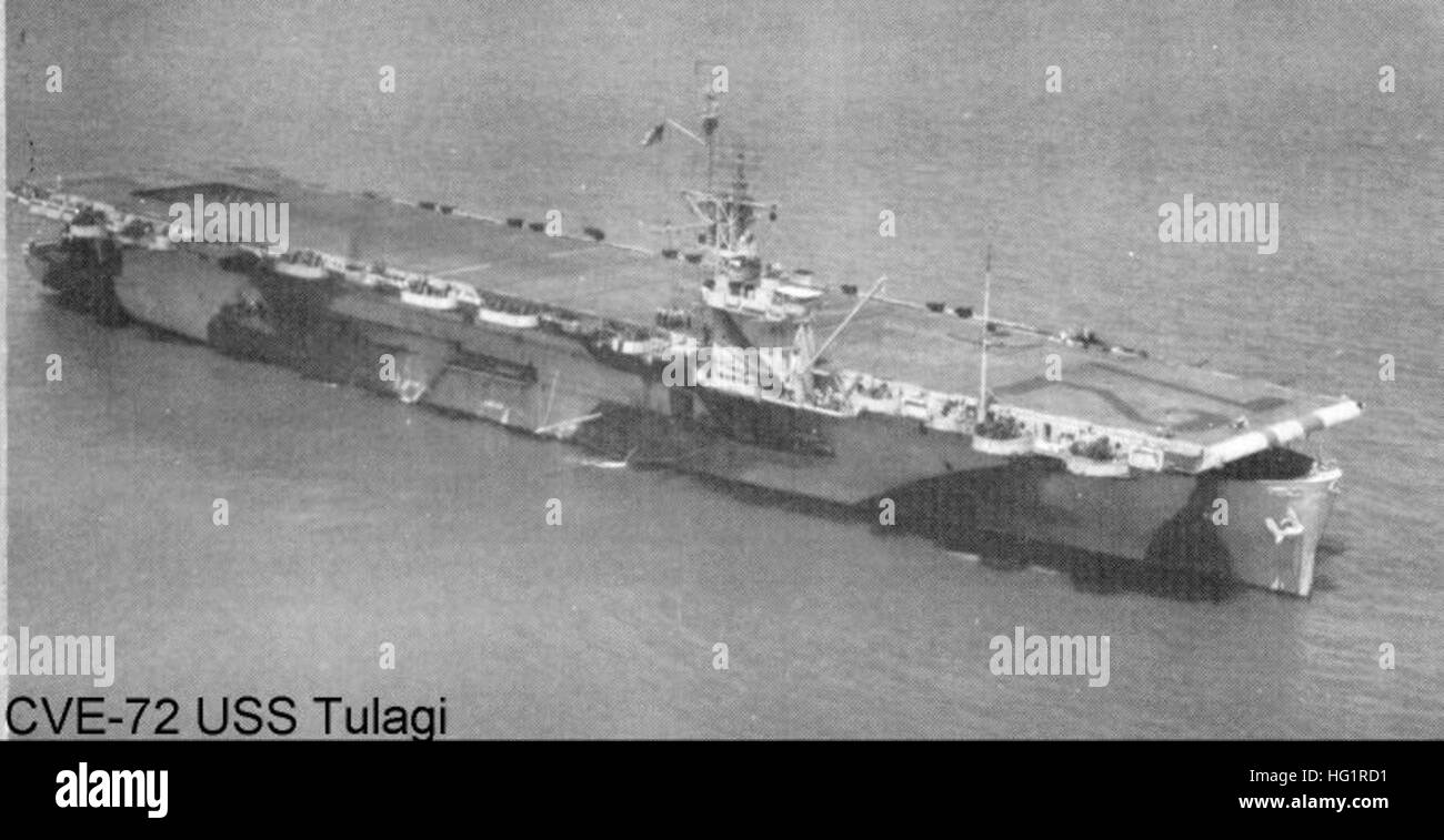 USS TULAGI (CVE-72 Stock Photo - Alamy