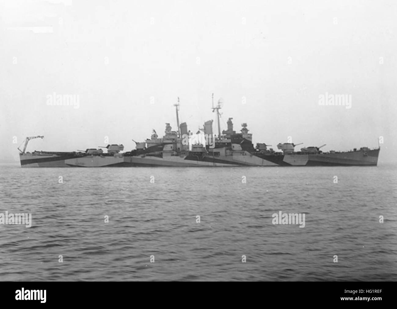 USS Montpelier (CL-57) off Mare Island 1944 Stock Photo - Alamy