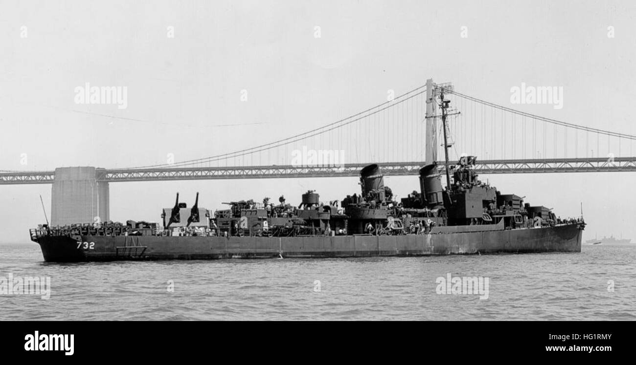 USS Hyman (DD-732 Stock Photo - Alamy