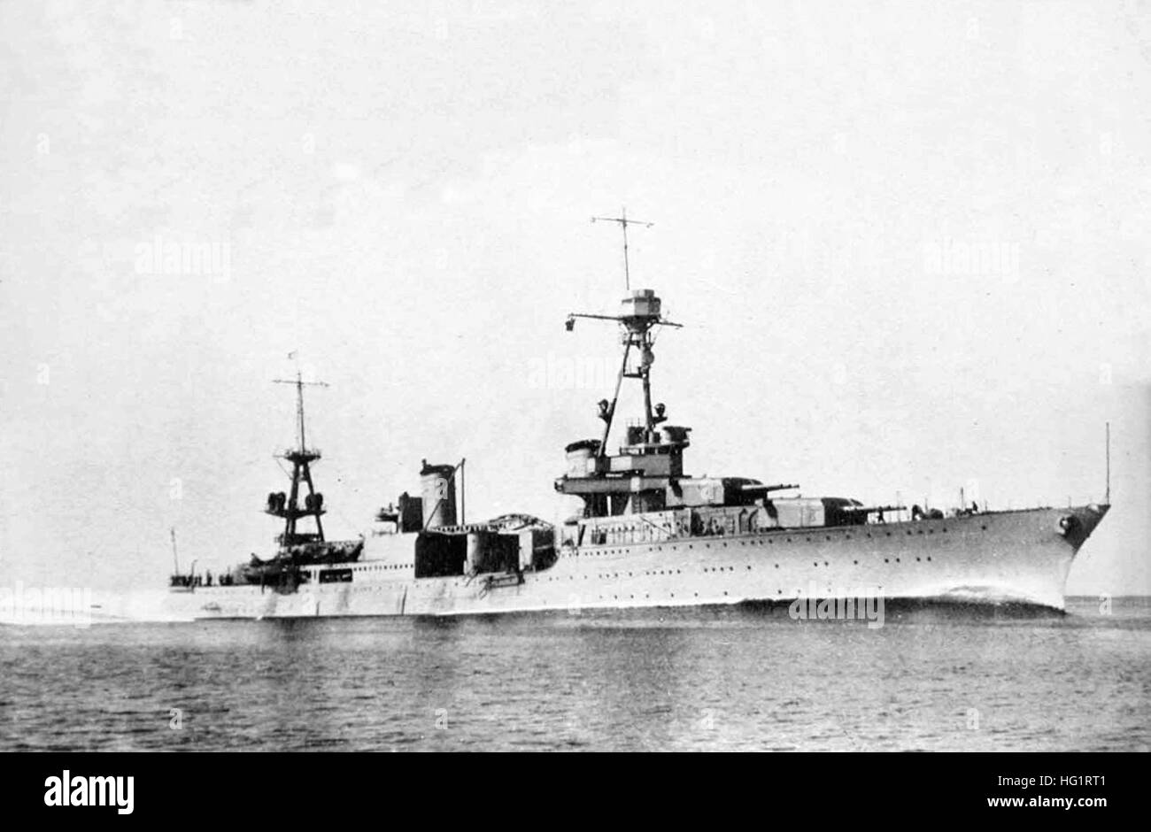USS Northampton (CA-26) 1930 Stock Photo - Alamy