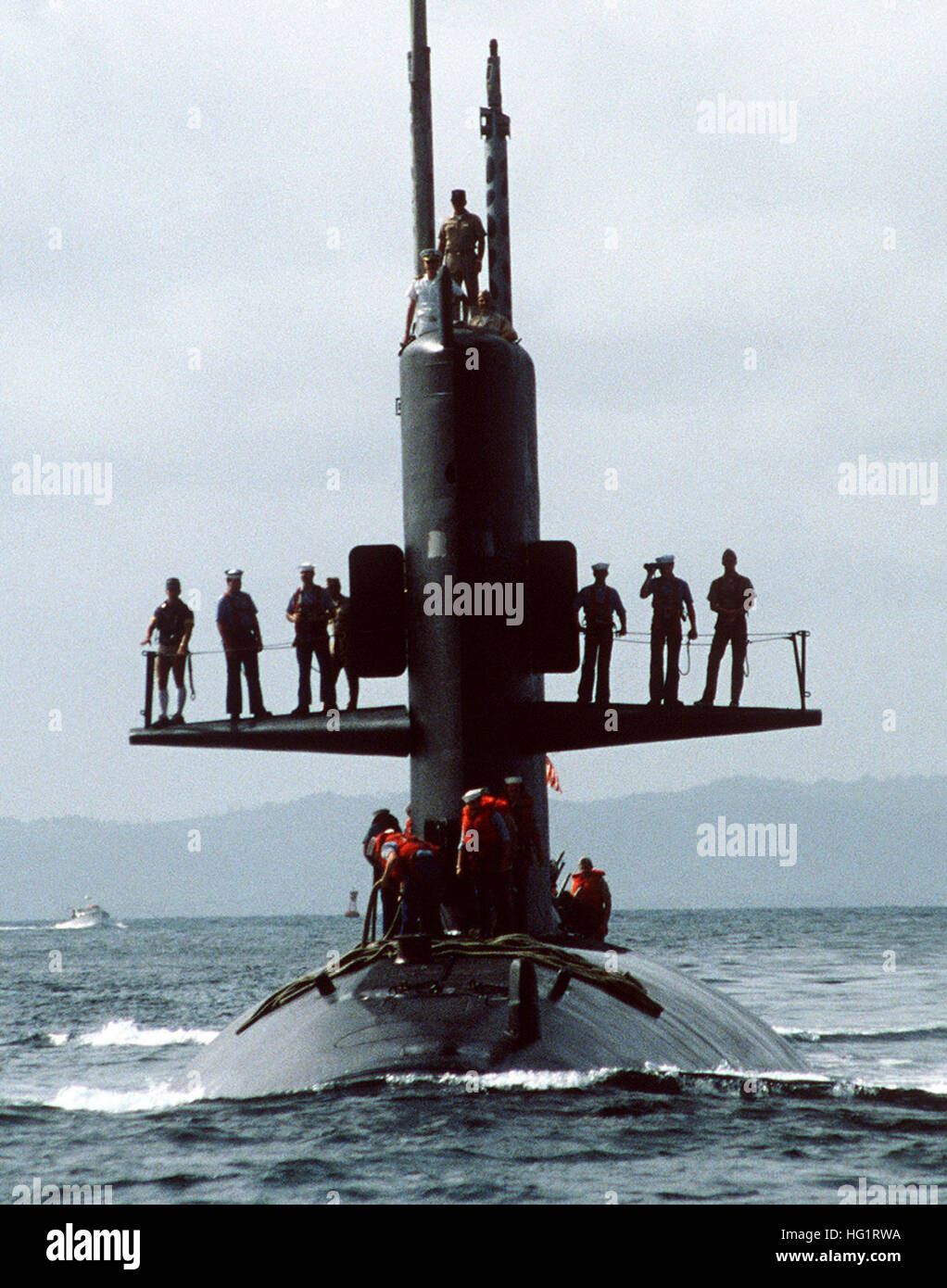 USS Scamp (SSN-588) bow view Stock Photo - Alamy