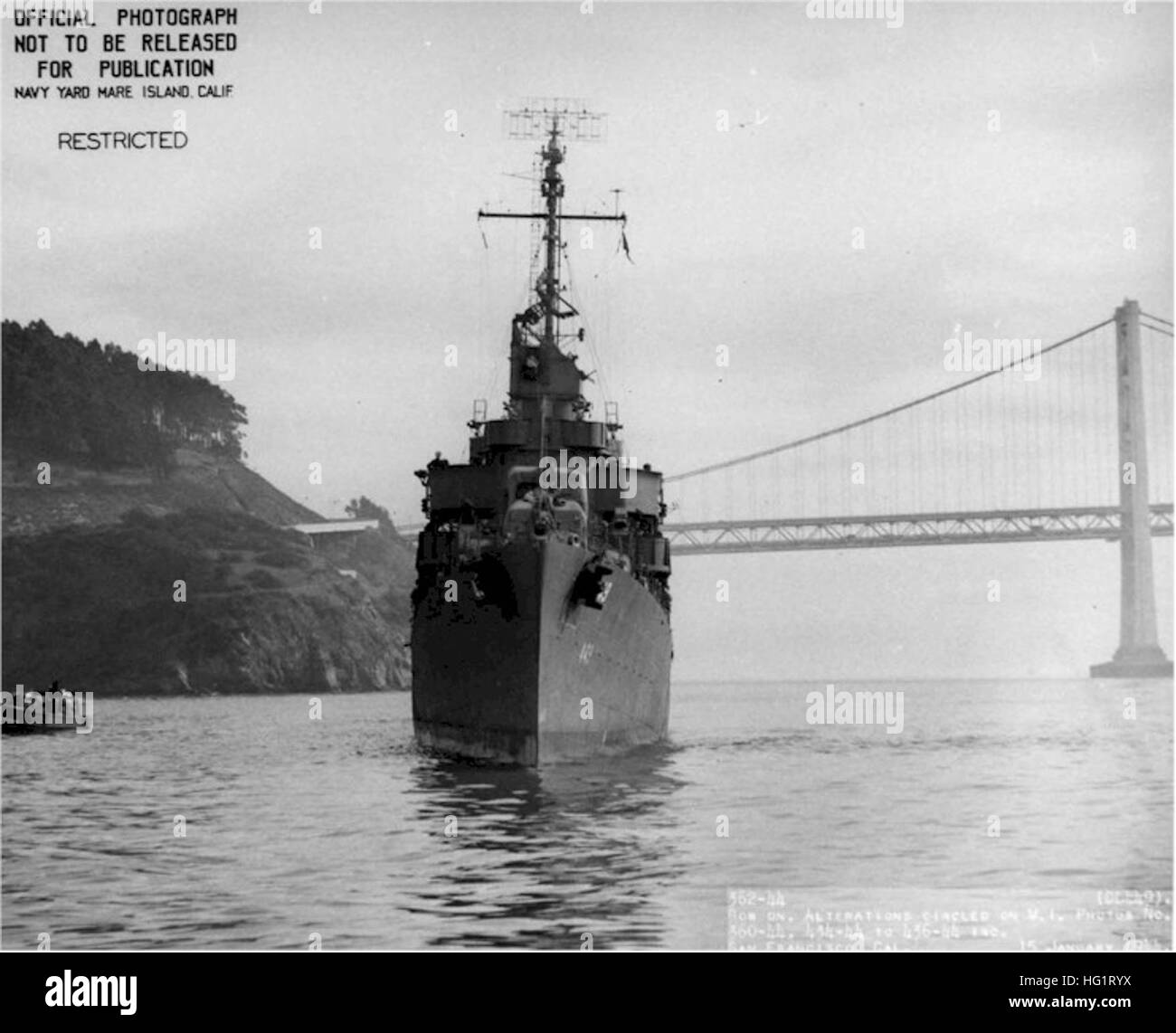 USS Nicholas (DD-449);0544918 Stock Photo - Alamy