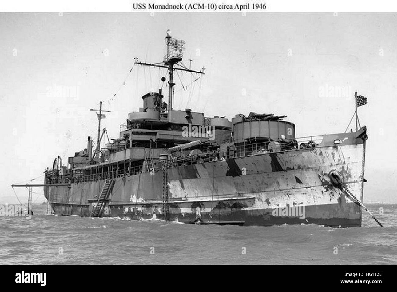 USS Monadnock (ACM 10 Stock Photo - Alamy
