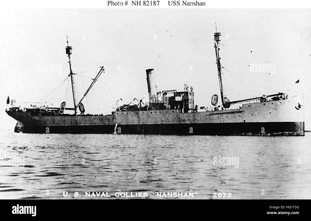 USS Nanshan (1898-1922, later AG-3 Stock Photo - Alamy