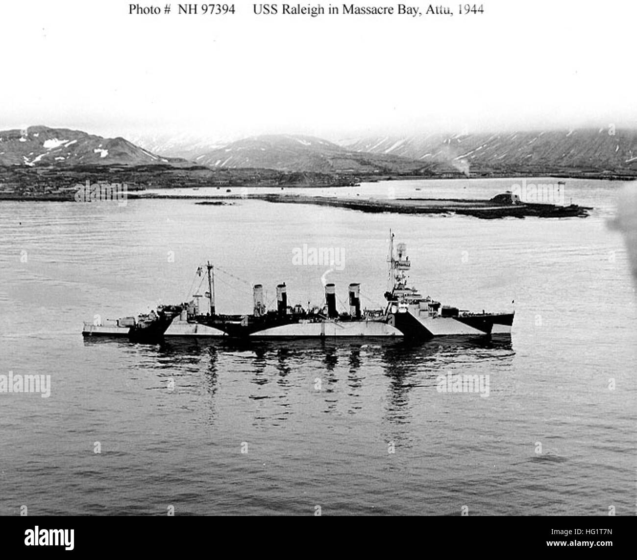 USS Raleigh (CL-7) -l Stock Photo - Alamy