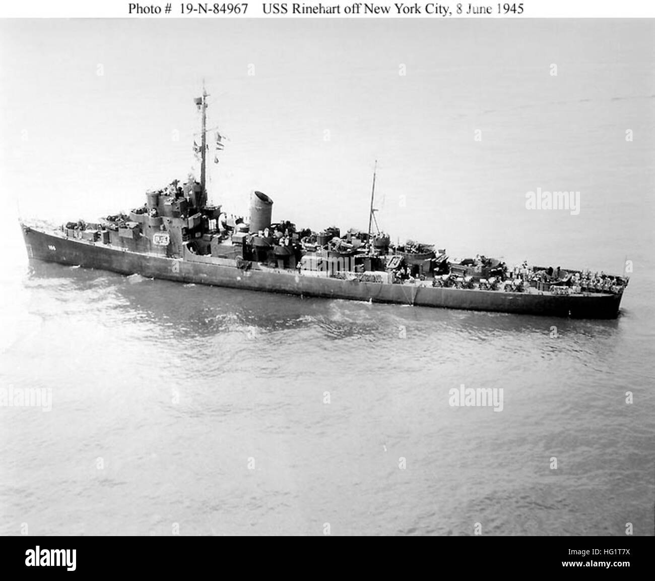 USS Rinehart (DE-196 Stock Photo - Alamy