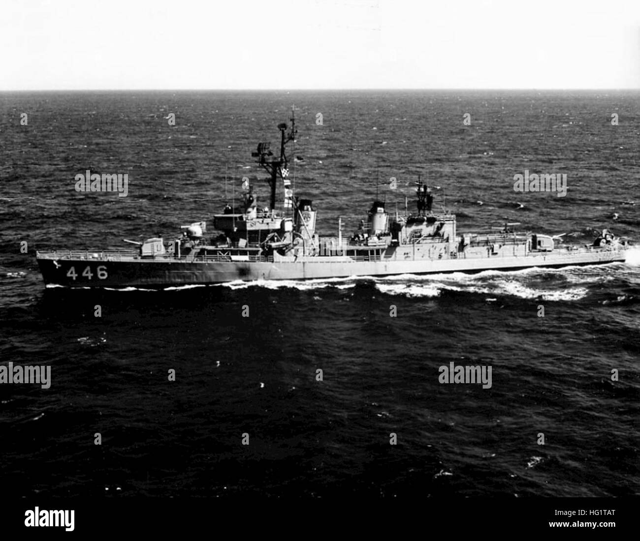 USS Radford (DD-446) underway 1968 Stock Photo - Alamy