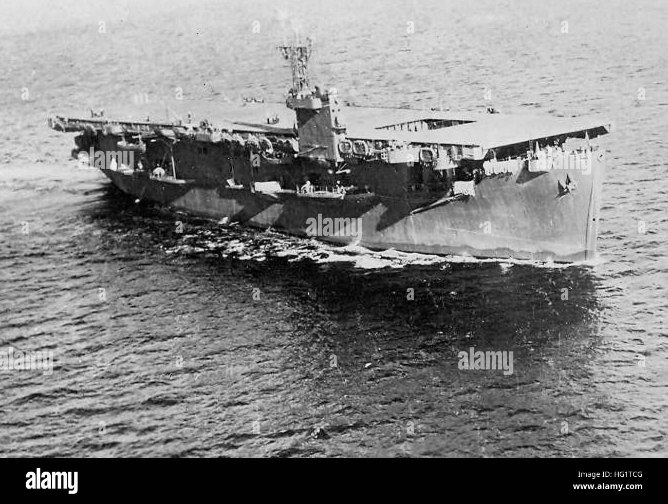 USS Bogue (CVE-9) underway c1943 Stock Photo - Alamy