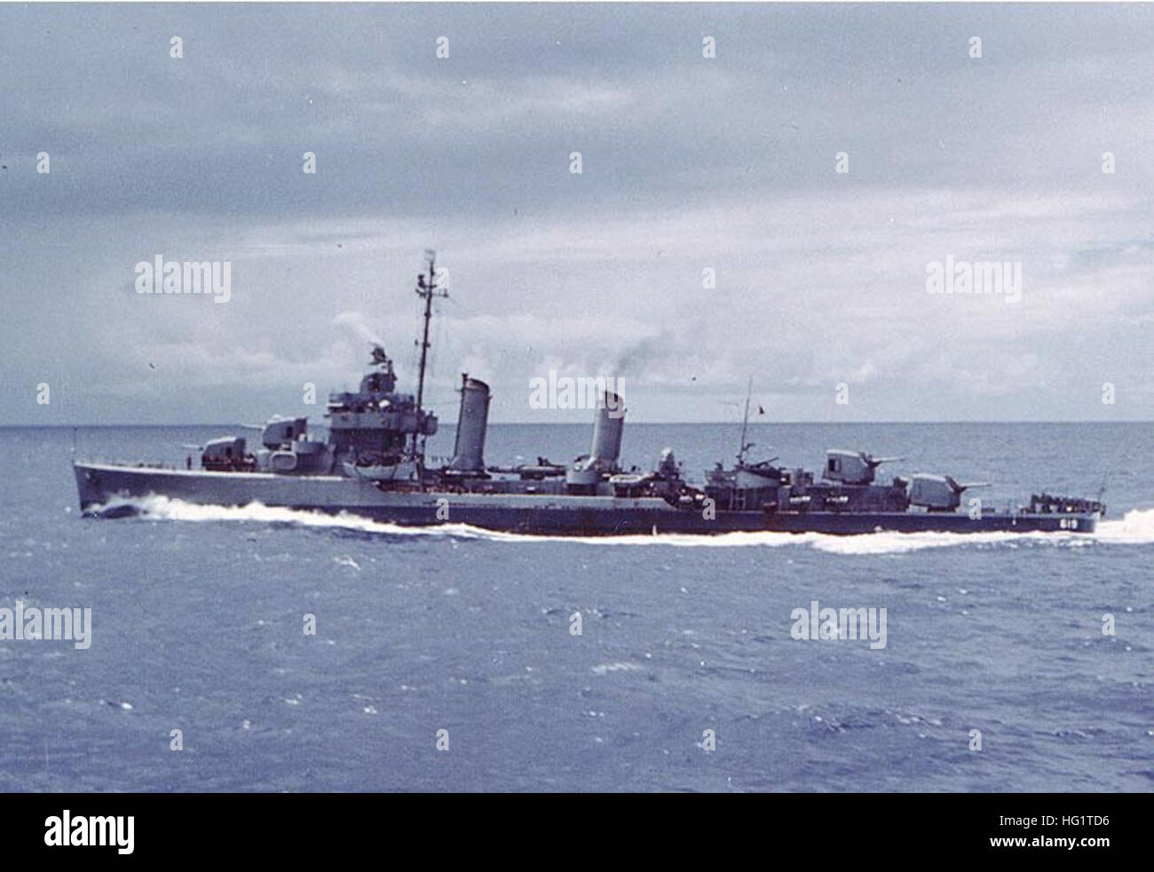 USS Edwards DD-619 Nov 1942 Stock Photo - Alamy