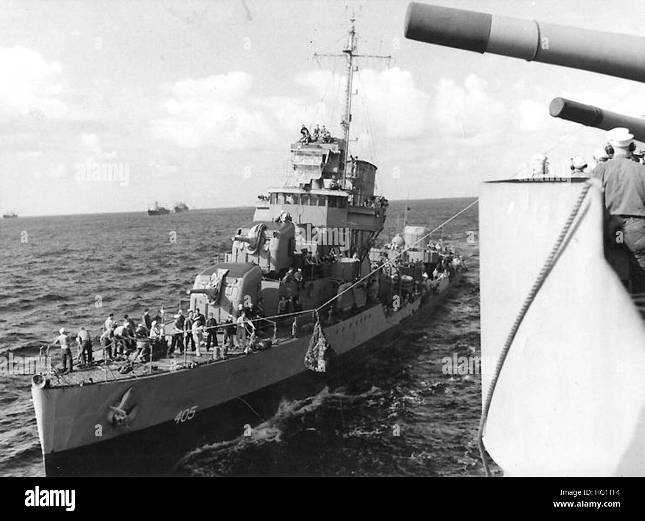 Uss Rowan DD-405 Stock Photo - Alamy