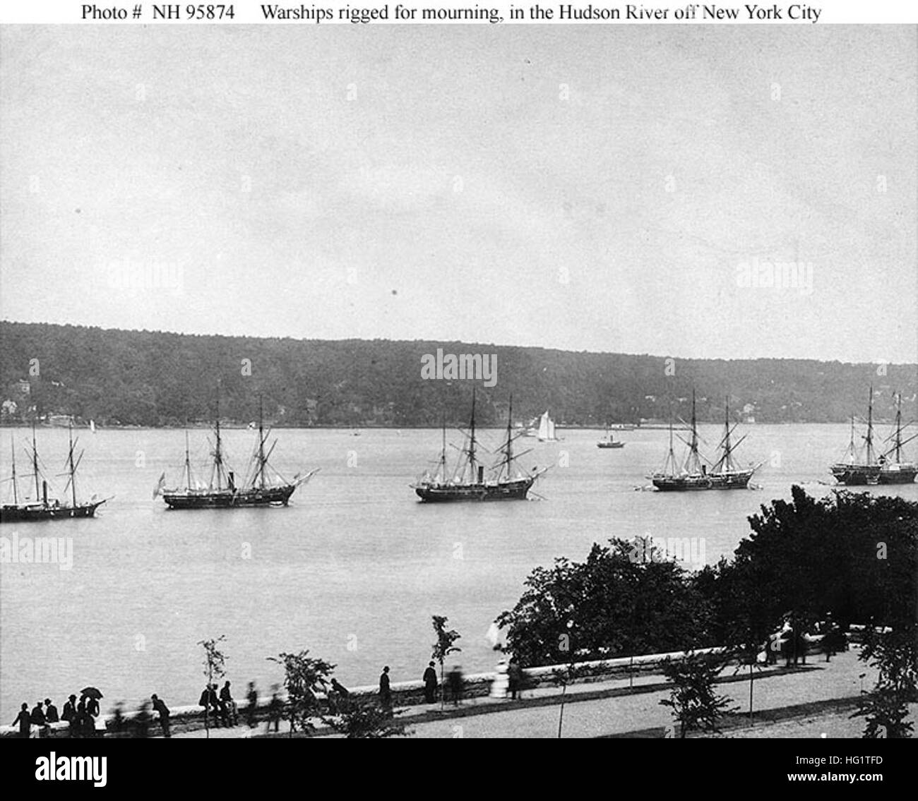 Multiple naval vessels including Black and White Stock Photos & Images ...