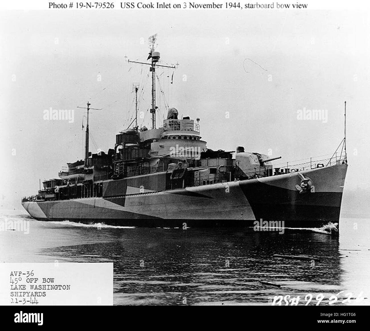 USS Cook Inlet (AVP-36 Stock Photo - Alamy