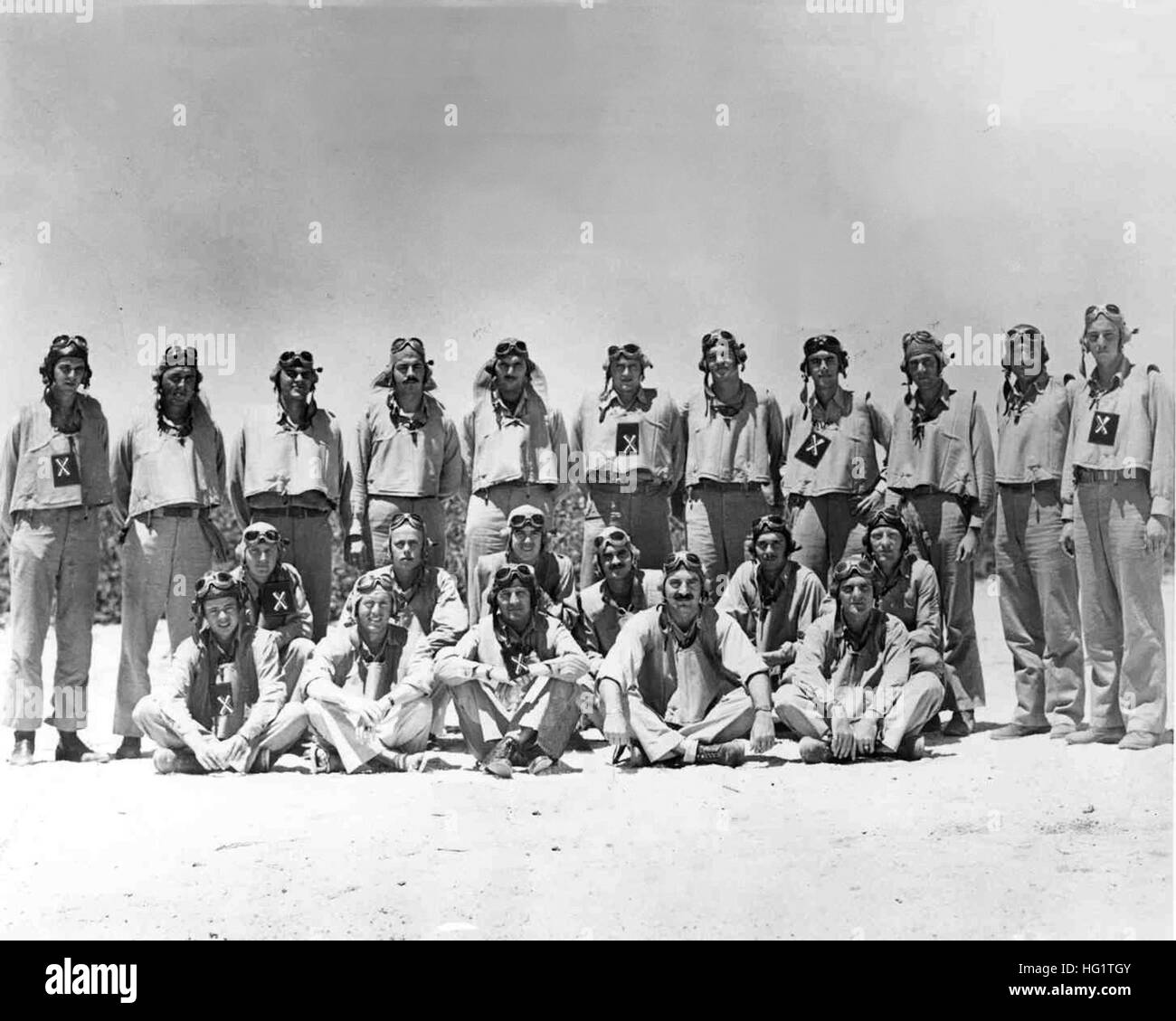 VMSB-241 pilots at Midway May 1942 Stock Photo - Alamy
