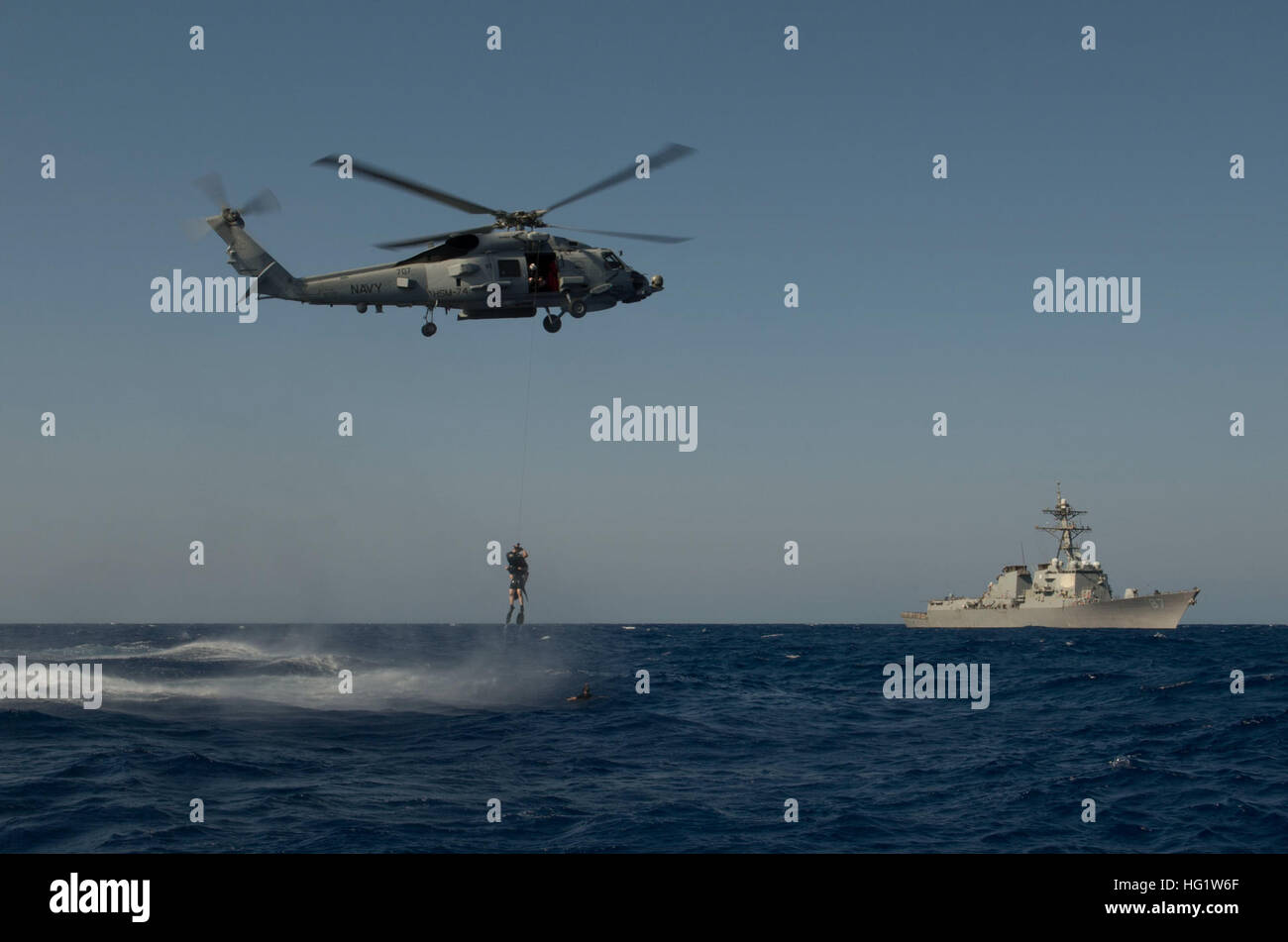 A U.S. Navy MH-60R Seahawk helicopter assigned to Helicopter Maritime ...