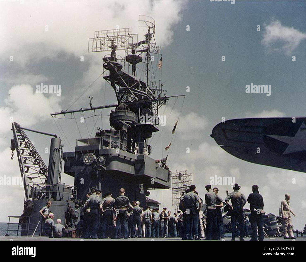 USS Cowpens (CVL-25), an Independence-class light aircraft carrier of ...
