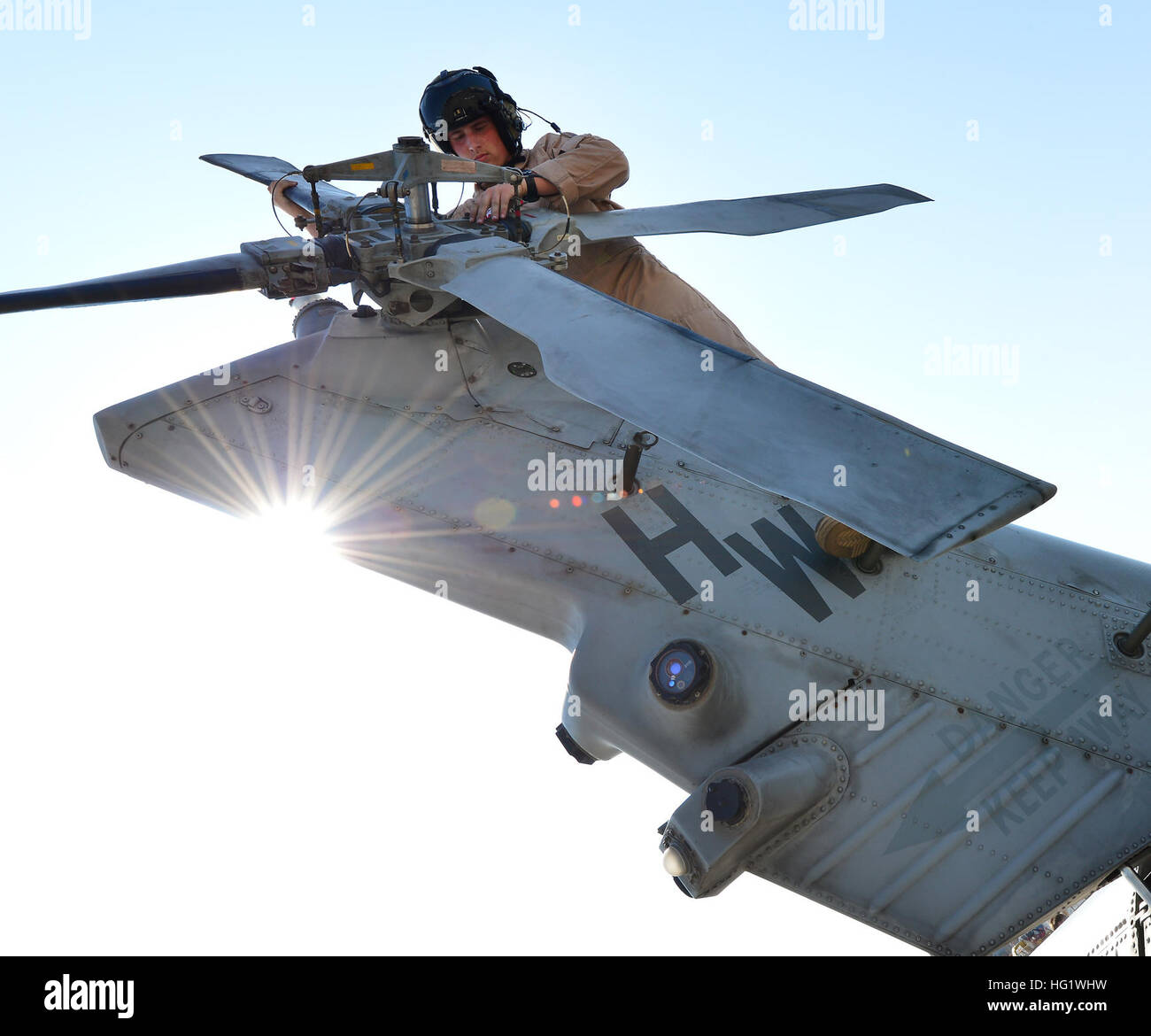 Naval Aircrewman (Helicopter) 3rd Class Joshua Armitage, assigned to ...