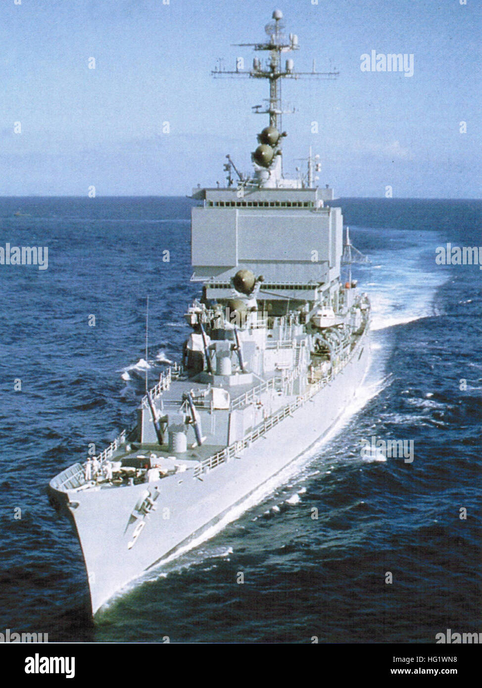 USS Long Beach Stock Photo - Alamy