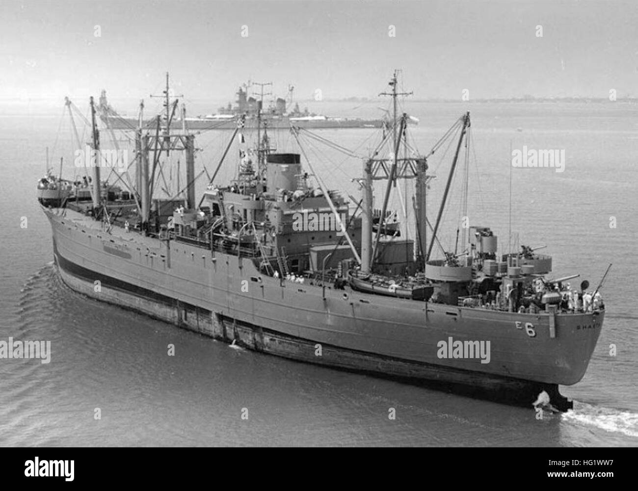 USS Shasta (AE-6) in the 1950s Stock Photo - Alamy