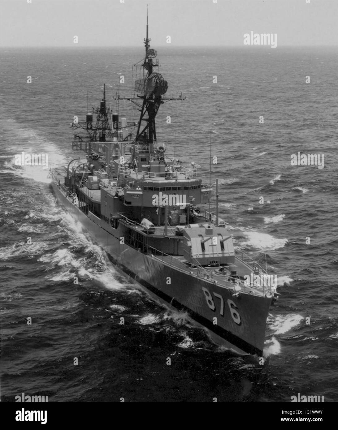 USS Rogers (DD-876) in the South China Sea in 1973 Stock Photo - Alamy