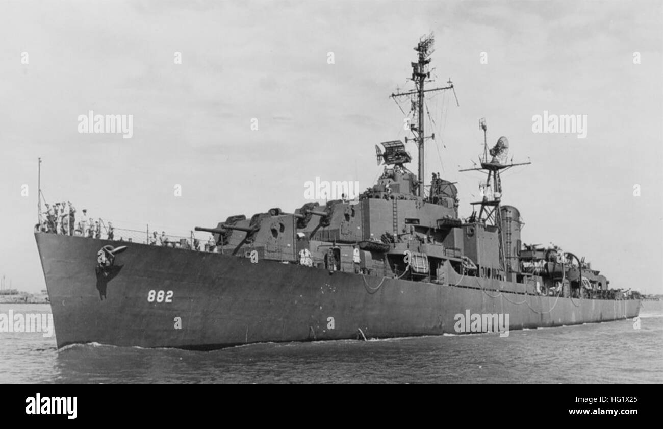 USS Furse (DD-882) off Orange TX in 1945 Stock Photo - Alamy