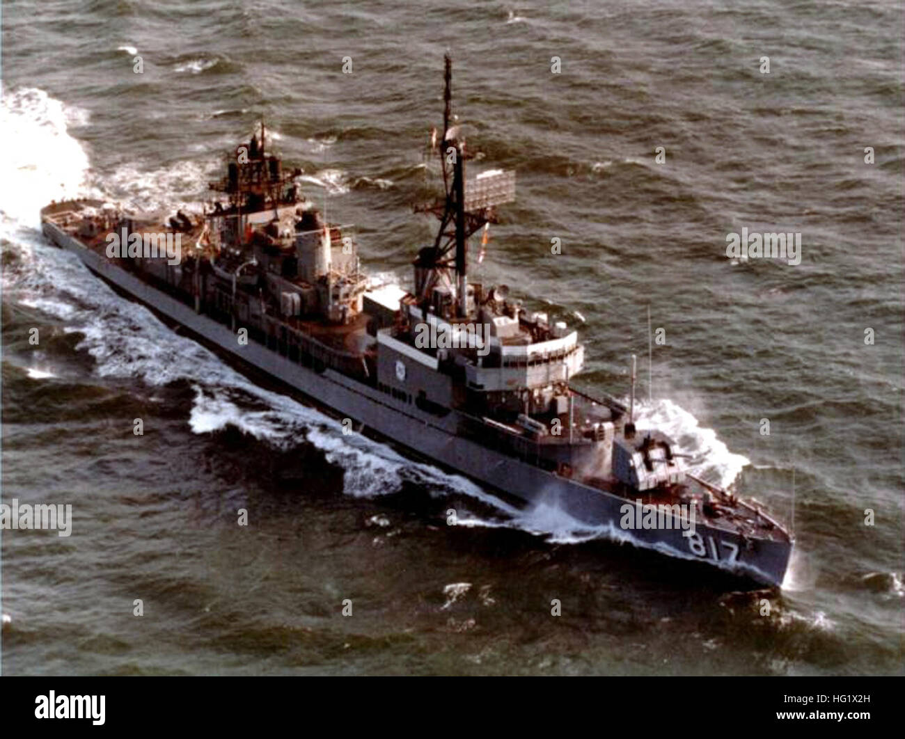 USS Corry (DD-817) underway in the 1970s Stock Photo - Alamy