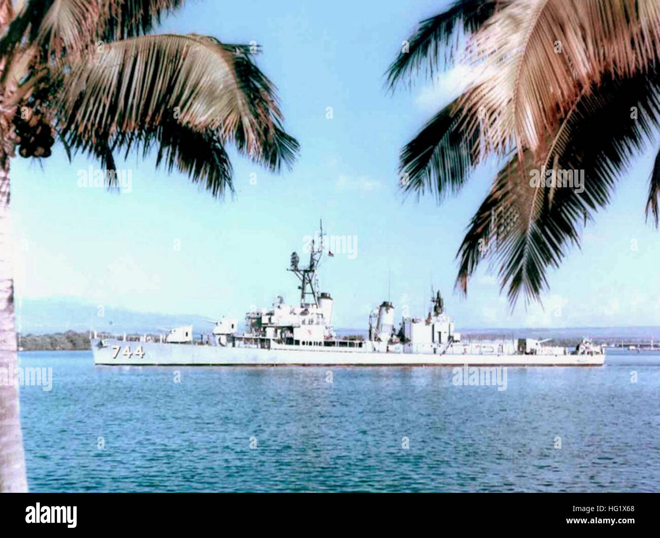 USS Blue (DD-744) at Parl Harbor in 1969 Stock Photo - Alamy