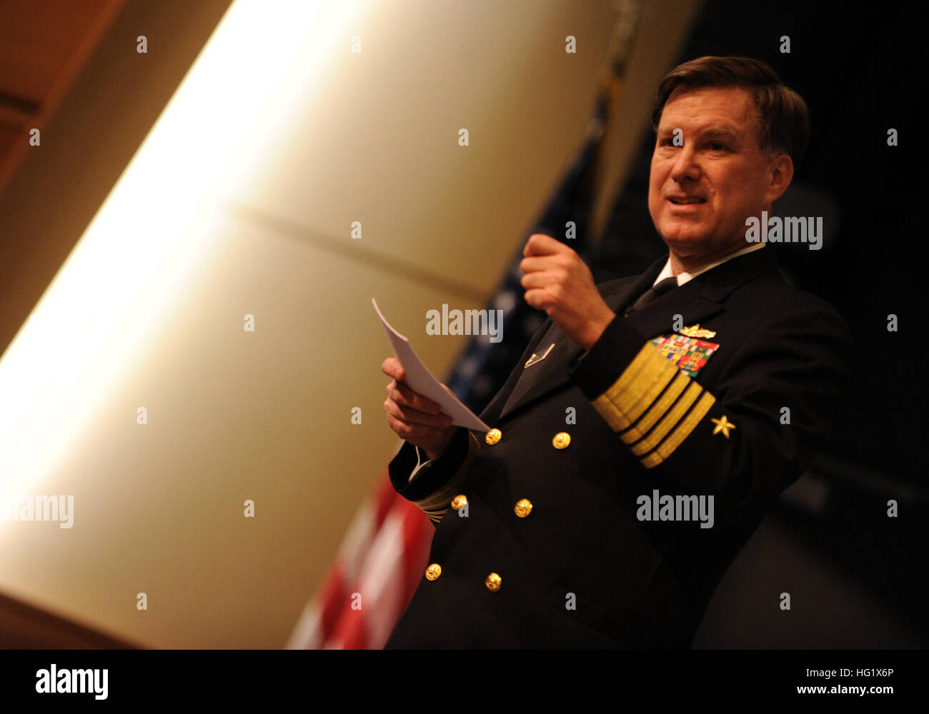 U.S. Navy Adm. Mark Ferguson, the vice chief of naval operations ...