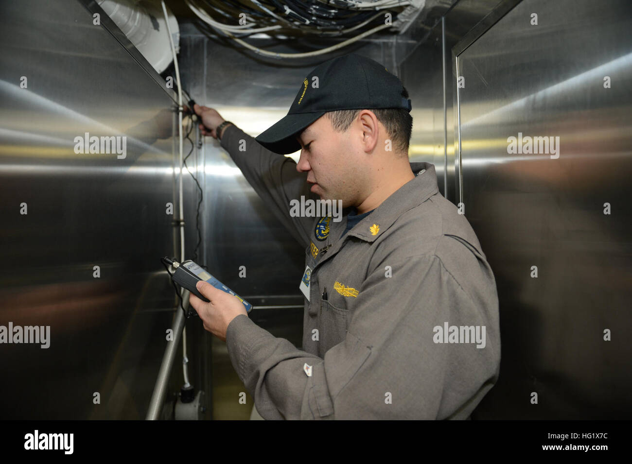 Inspector conducts board inspection hi-res stock photography and images ...