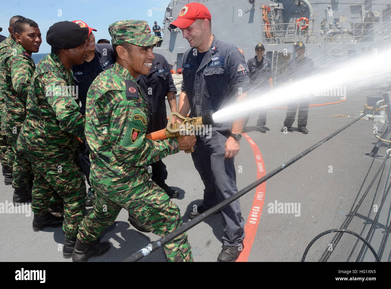 DILI, Timor Leste (Feb. 24, 2014) Members of the Timor Leste Defense ...
