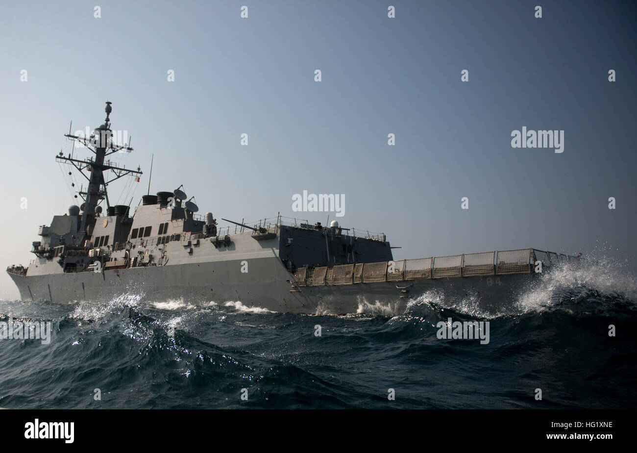GULF OF OMAN (Feb. 25, 2014) The guided-missile destroyer USS Bulkeley ...
