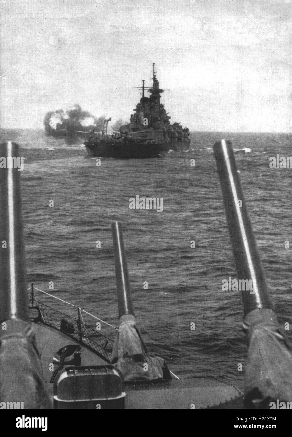 Uss Missouri Firing 16 Inch Guns