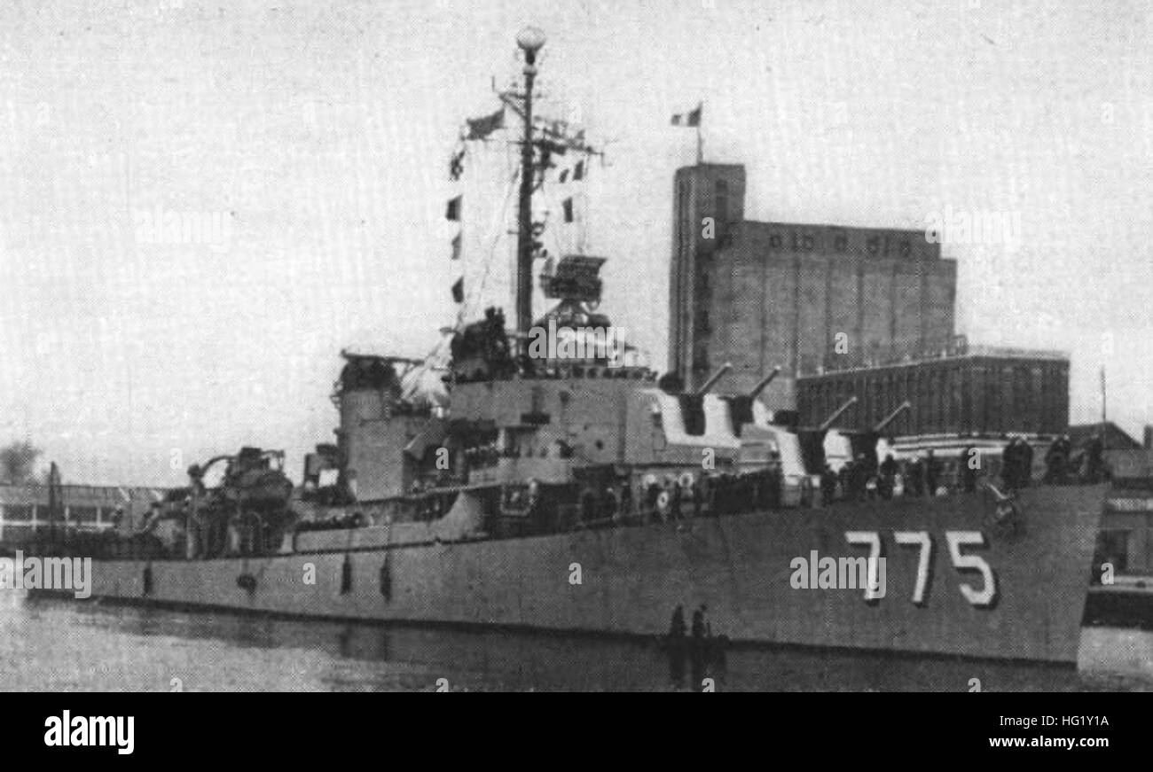 USS Willard Keith (DD-775) at Cork (Ireland) in 1948 Stock Photo - Alamy