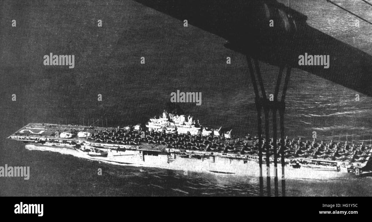 USS Boxer (CV-21) underway in January 1950 Stock Photo - Alamy