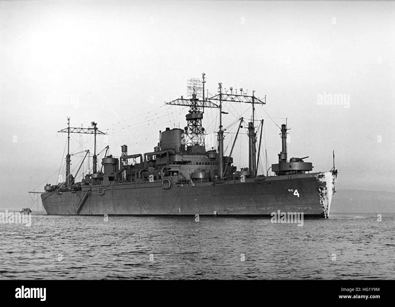 USS Ancon (AGC-4) in December 1945 Stock Photo - Alamy