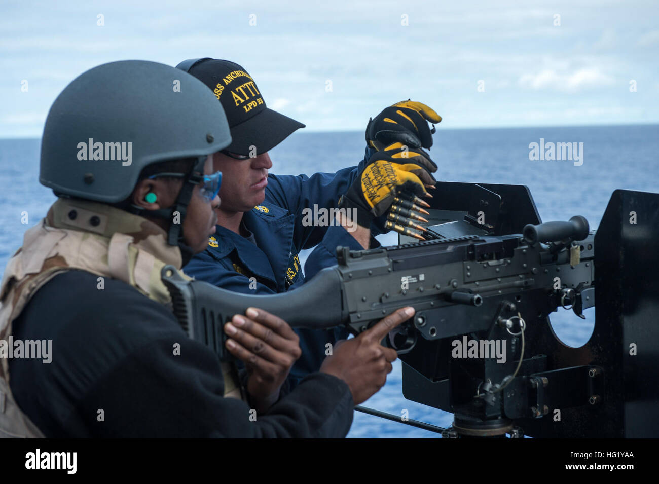 Chief Master at Arms Michael Buzzard instructs Logistics Specialist ...