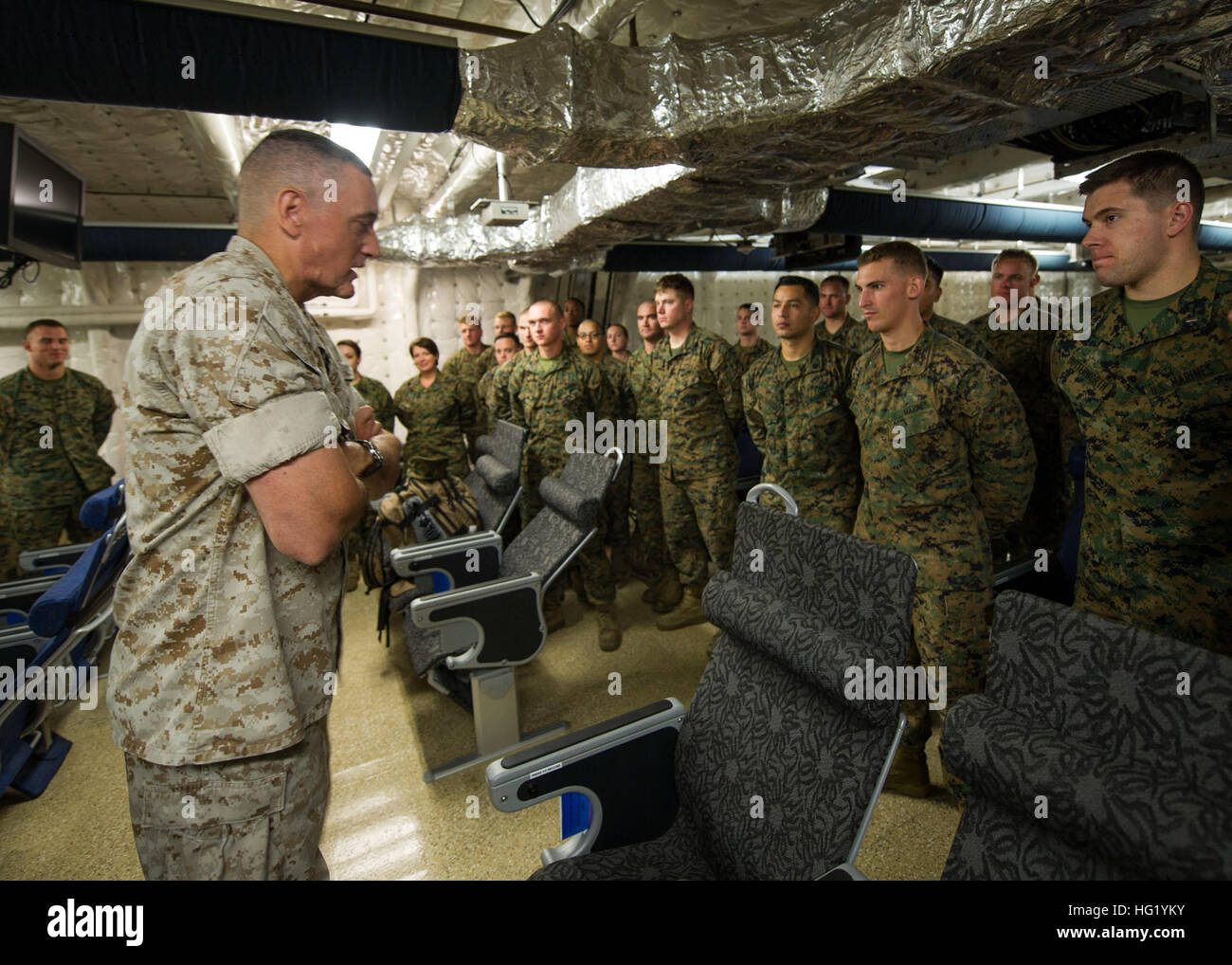 U.S. Marine Corps Brig. Gen. David Coffman, commander of U.S. Marine ...