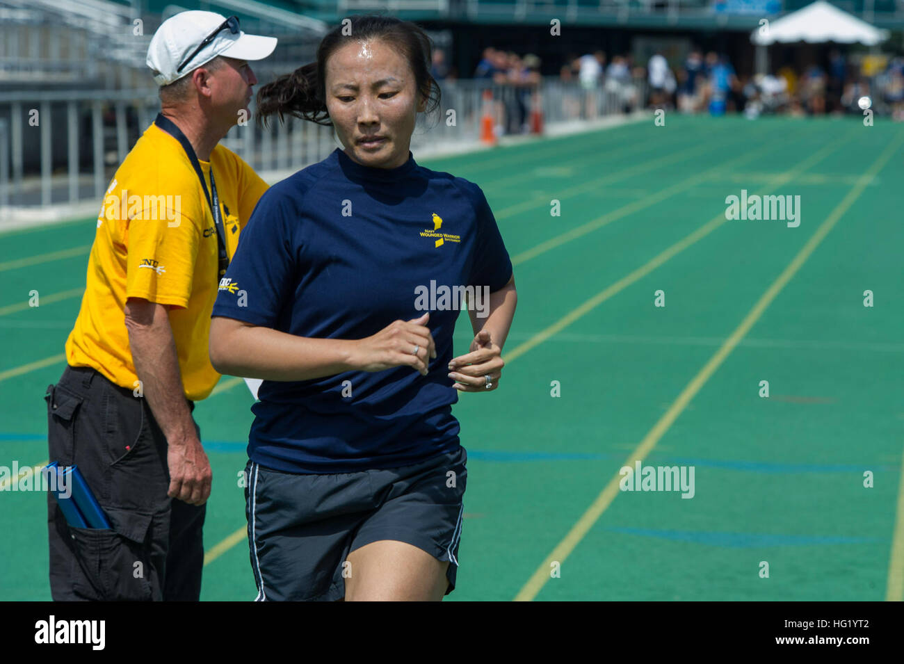 U.S. Navy Chief Career Counselor Ching Dressel, assigned to Commander ...