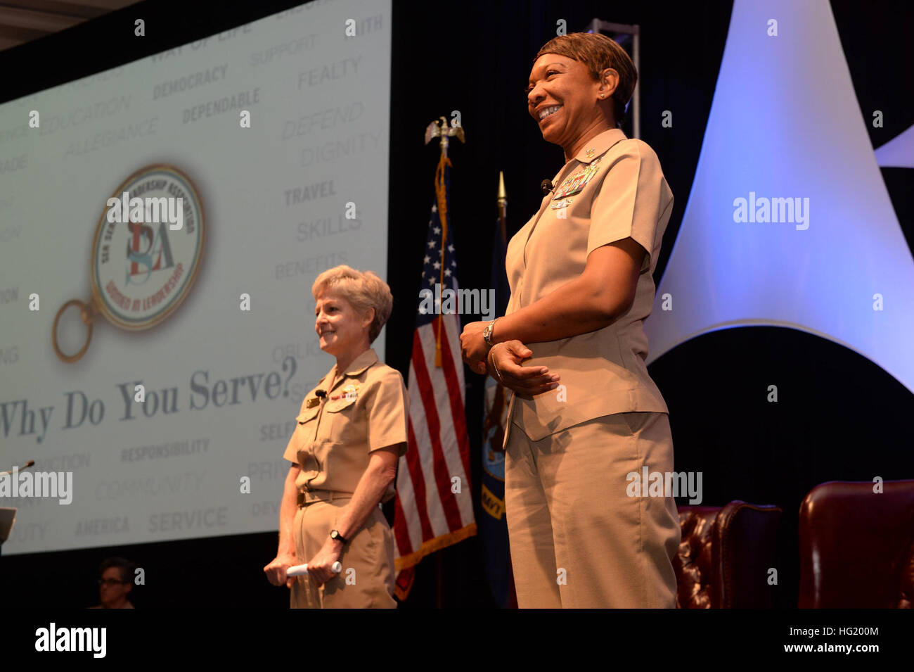 Rear Adm. Kate Gregory, left, commander, Naval Facilities Engineering ...