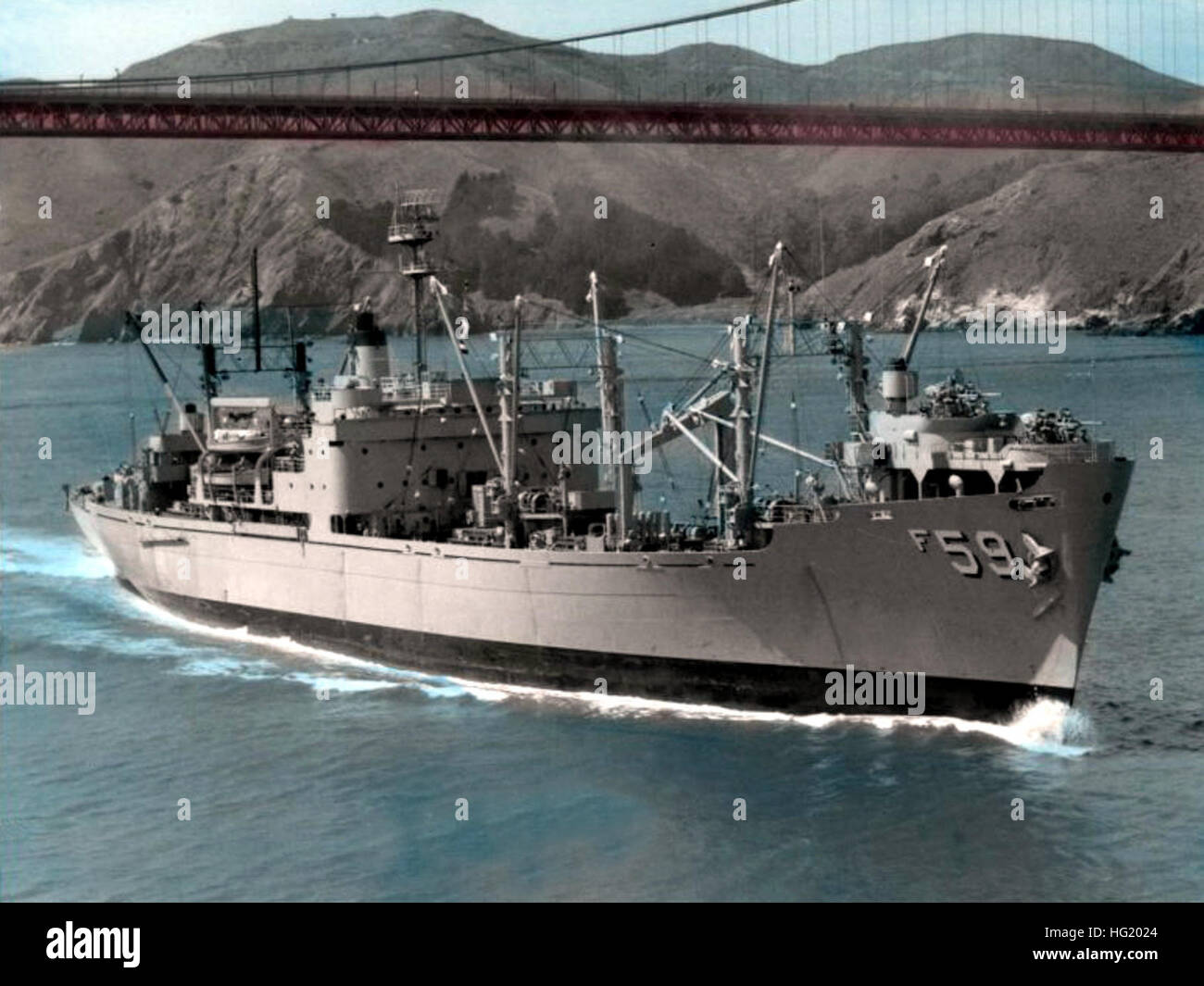 USS Vega (AF-59) in San Francisco Bay Stock Photo - Alamy