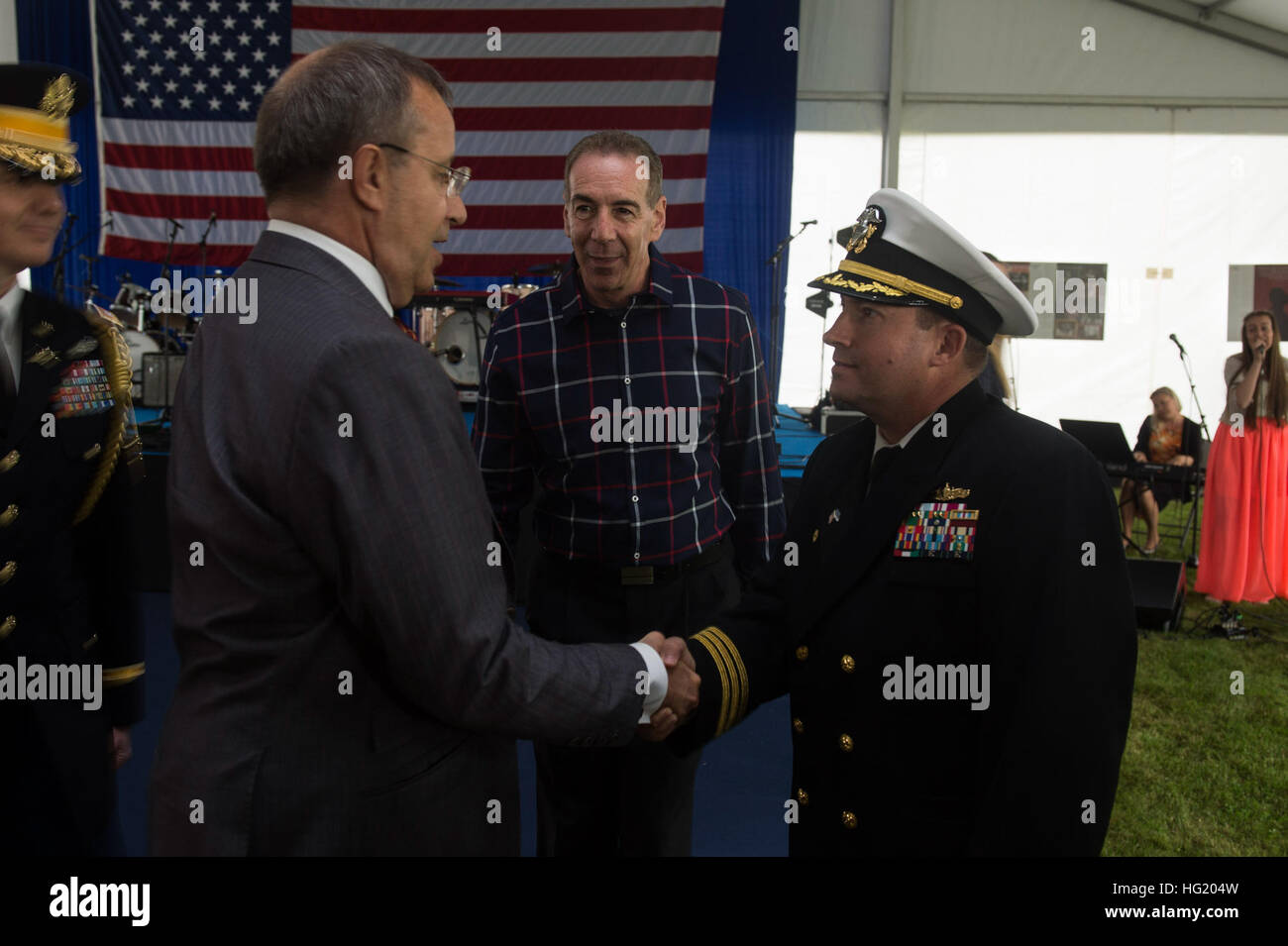 Cmdr. Brian Diebold, commanding officer of guided-missile destroyer USS ...