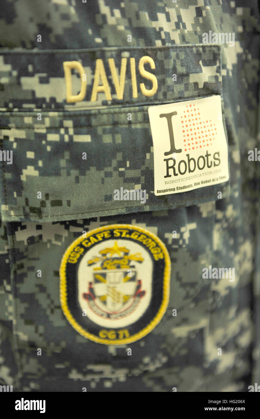 Chief Machinist's Mate Chance Davis from the USS Cape St. George (CG 71 ...