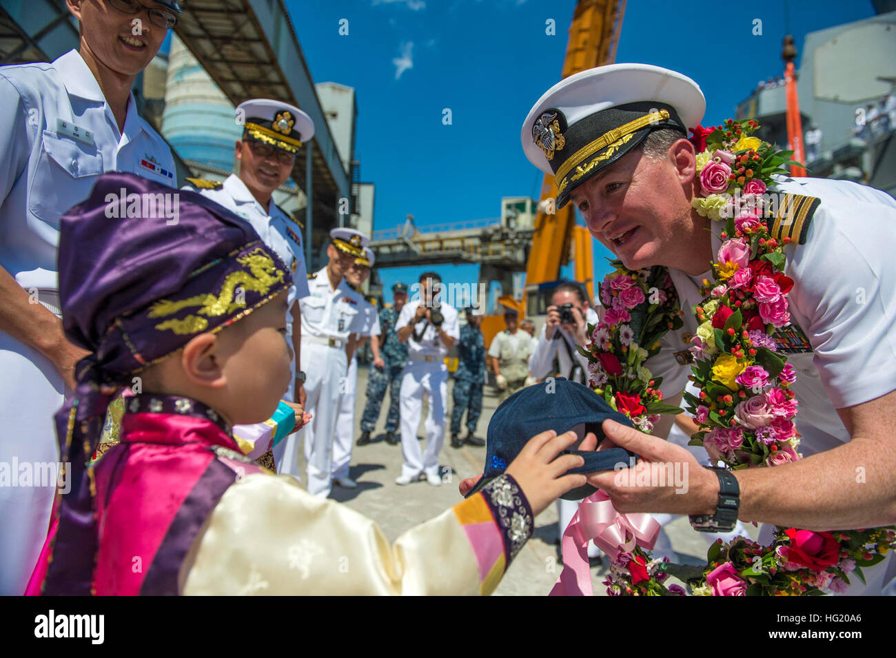 Cmdr. Thomas Zerr, commanding officer of the Arleigh Burke-class guided ...